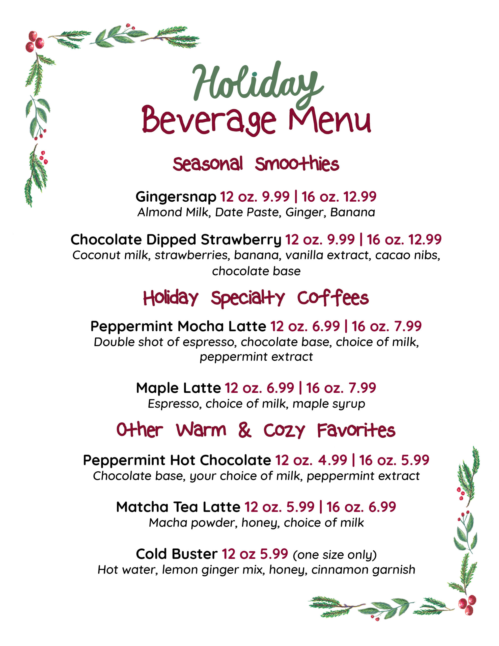 Cafe - New Morning Market